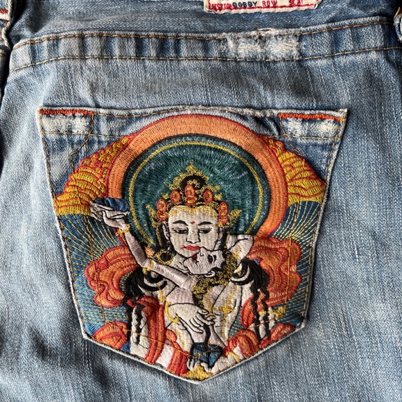 True Religion | Jeans | True Religion Embroidered Buddha Bell Bottom ...